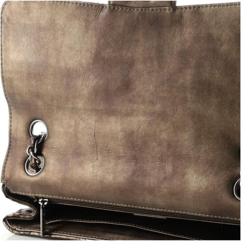 Chanel Soho Tassel Flap Bag Python Medium at 1stDibs