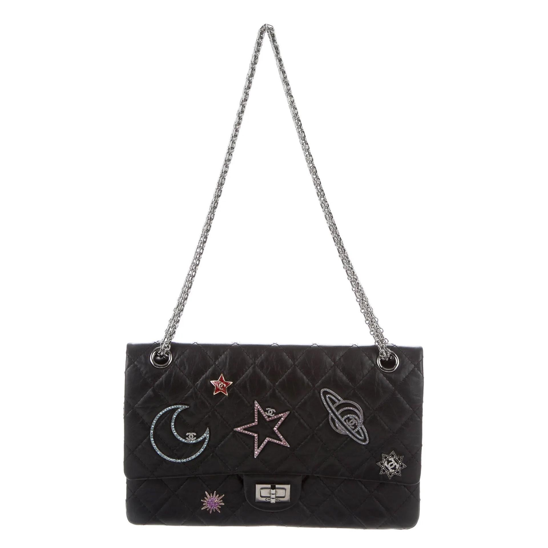 Chanel Space Charms Reissue Icons Mademoiselle Classic Flap Shoulder ...