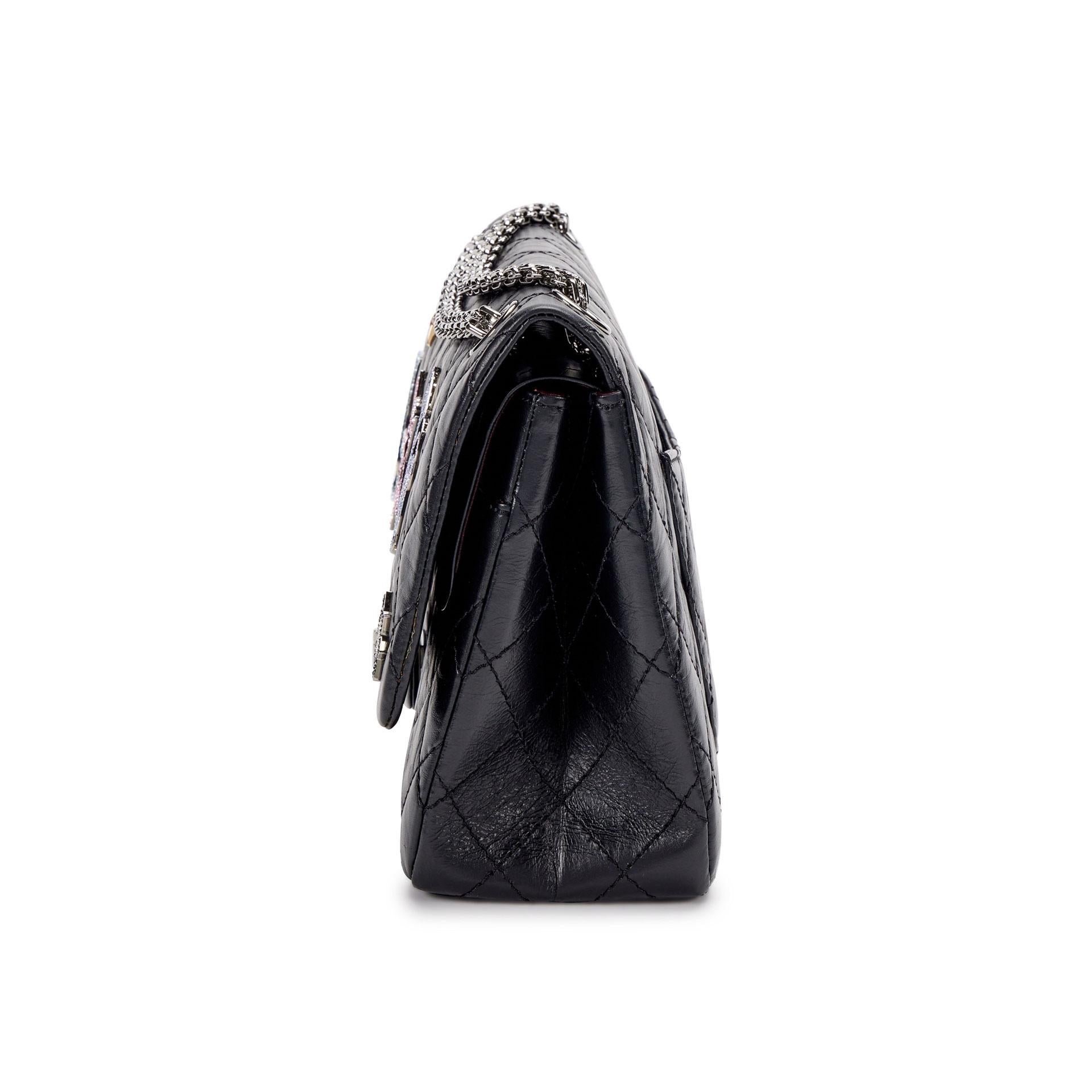 Chanel Space Charms Reissue Icons Mademoiselle Classic Flap Shoulder ...