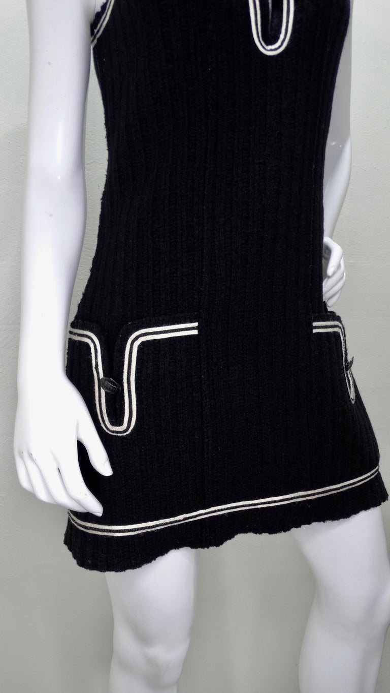 Chanel Sport 2007 Fall/Winter Black Mini Dress at 1stDibs | chanel ...