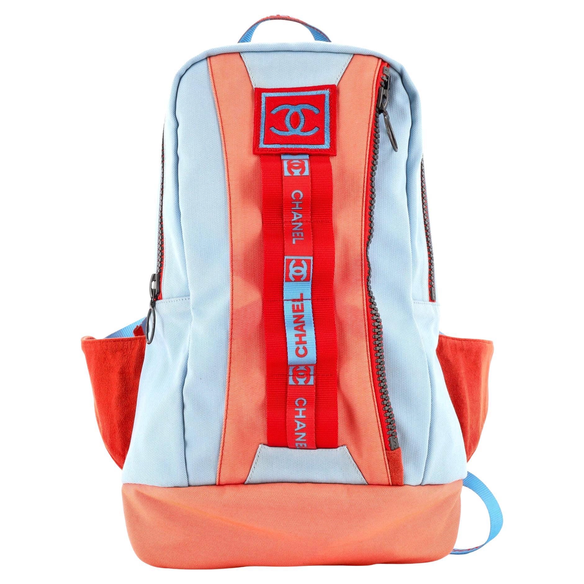Chanel Sport Line Backpack Canvas For Sale at 1stDibs