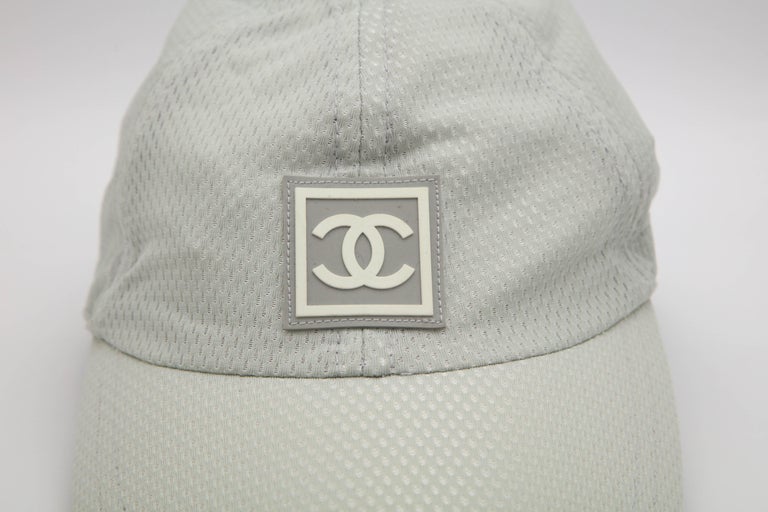 Chanel Sport Rare Gray Cap with CC Logo For Sale at 1stDibs | roberto ...