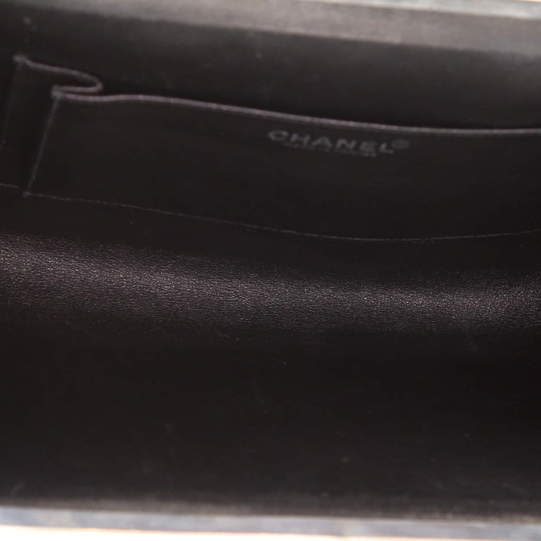 Chanel Square Stitch Frame Clutch Quilted Lambskin at 1stDibs