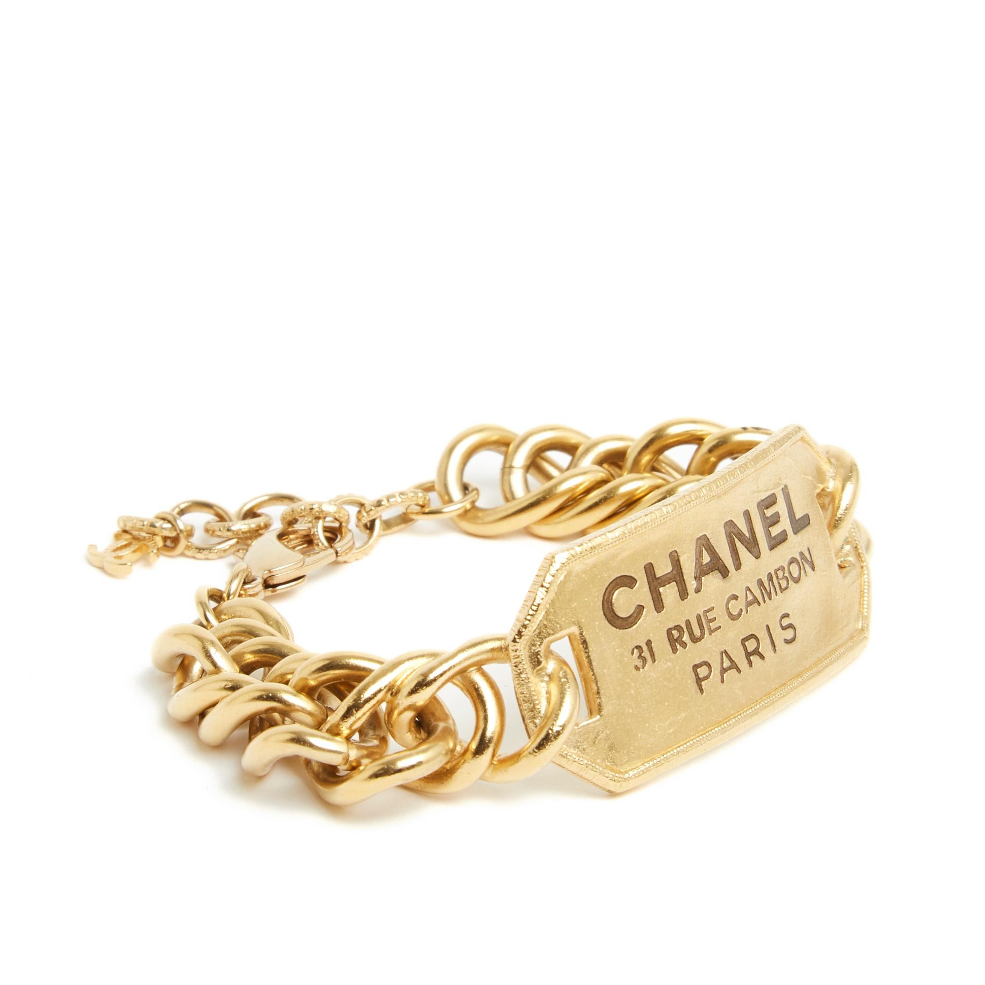 Chanel SS2020 Chain Bracelet For Sale at 1stDibs