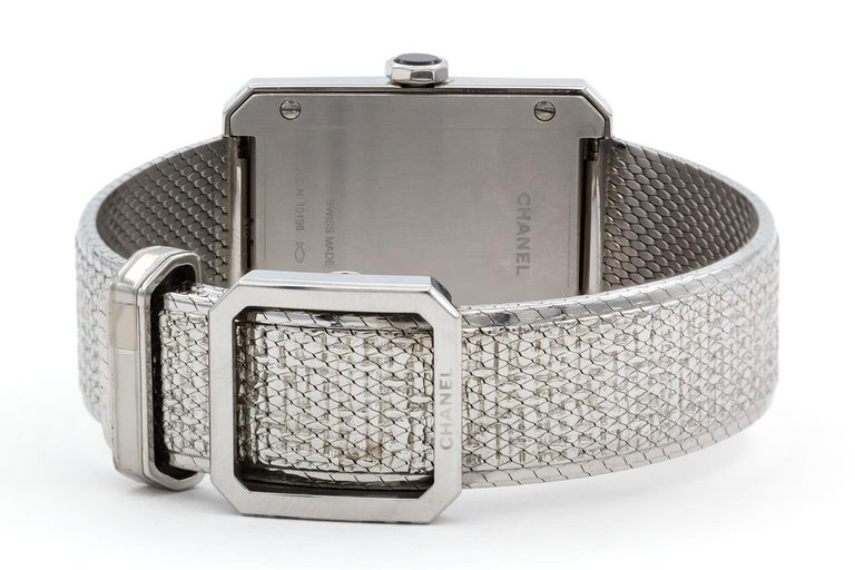 Chanel Stainless Steel Boyfriend Tweed Watch Medium with Diamonds H5318 ...
