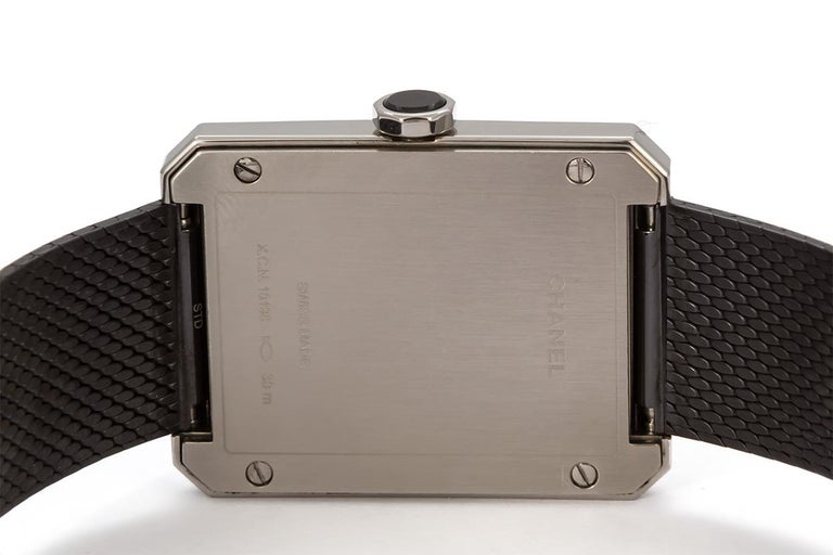 Chanel Stainless Steel Boyfriend Tweed Watch Medium with Diamonds H5318 ...