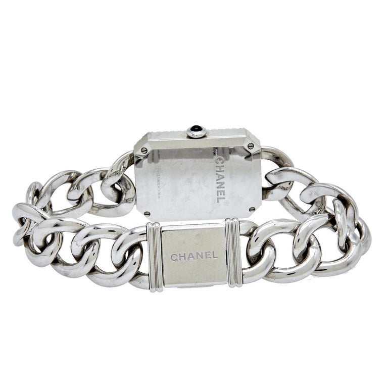 Chanel Stainless Steel Diamond Premiere Chaine H3254 Women's Wristwatch ...