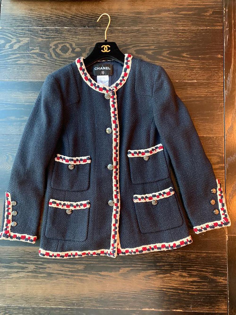 Chanel Statement LIttle Tweed Jacket For Sale at 1stDibs