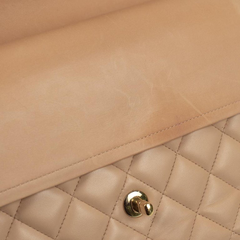CHANEL, Timeless in beige leather at 1stDibs