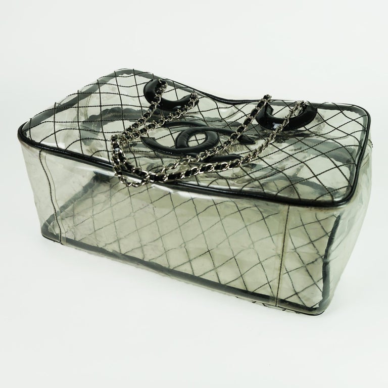 Chanel Timeless Limited Edition Vintage Naked Clear Handbag Transparent ...