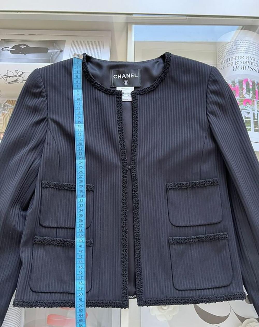 Chanel Timeless Little Black Jacket For Sale at 1stDibs
