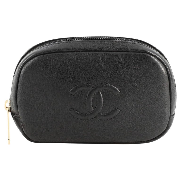 Chanel Timeless Round Pouch Calfskin Small at 1stDibs