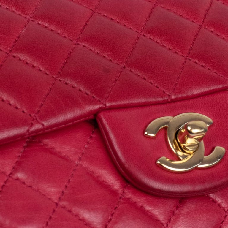 CHANEL, Timeless Shoulder bag in Red Leather at 1stDibs