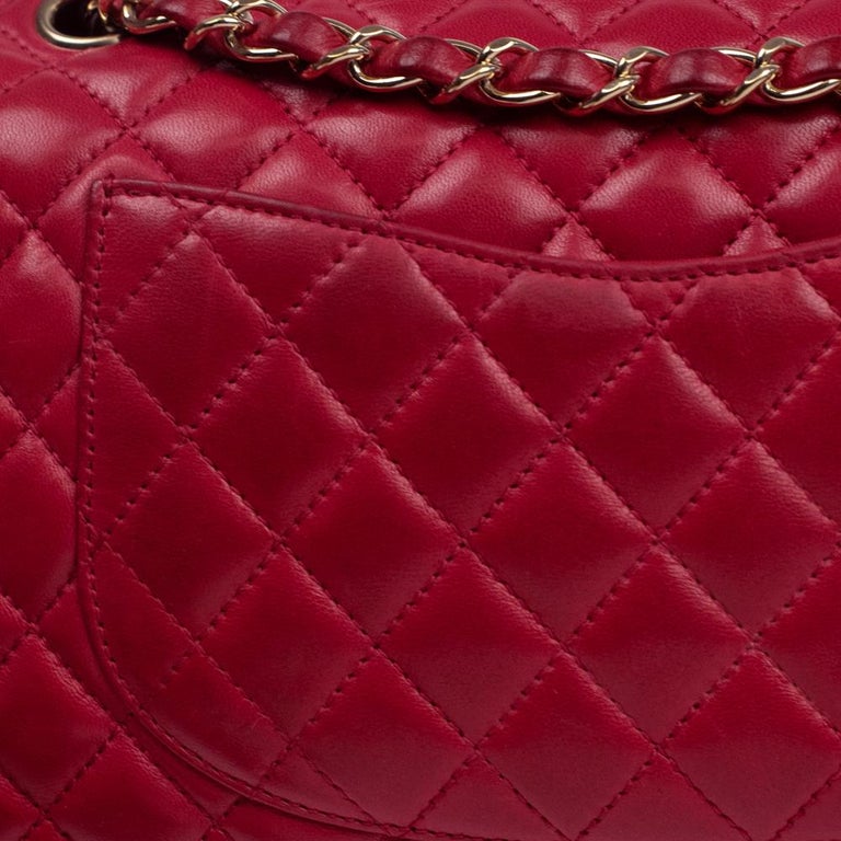 CHANEL, Timeless Shoulder bag in Red Leather at 1stDibs