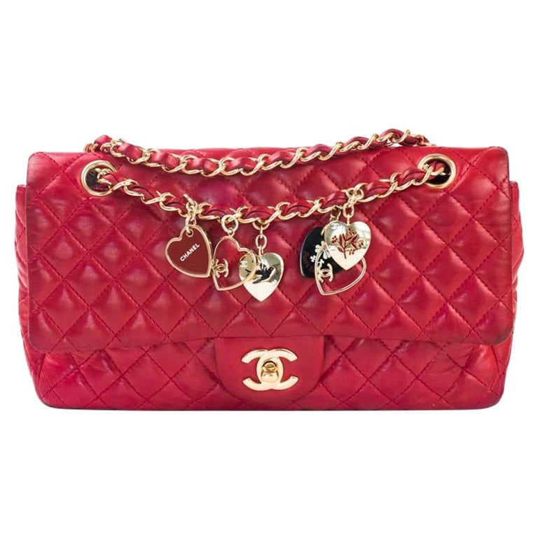 CHANEL Timeless Shoulder bag in Red Leather at 1stDibs