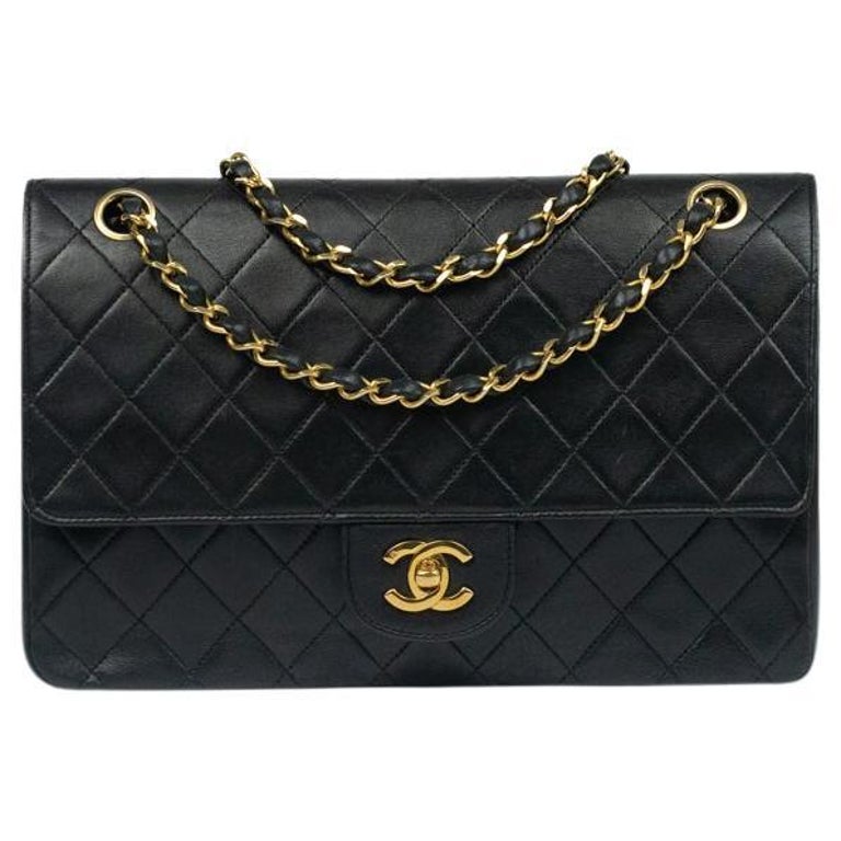 CHANEL, Timeless Vintage in black leather at 1stDibs