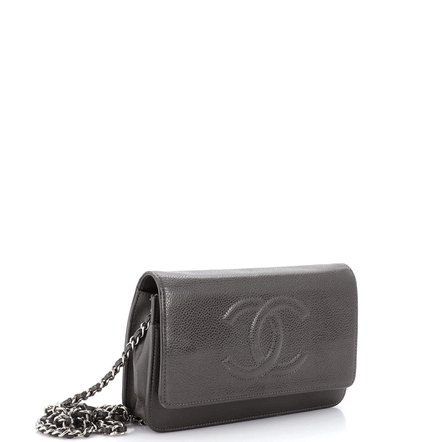 Chanel Timeless Wallet on Chain Caviar For Sale at 1stDibs