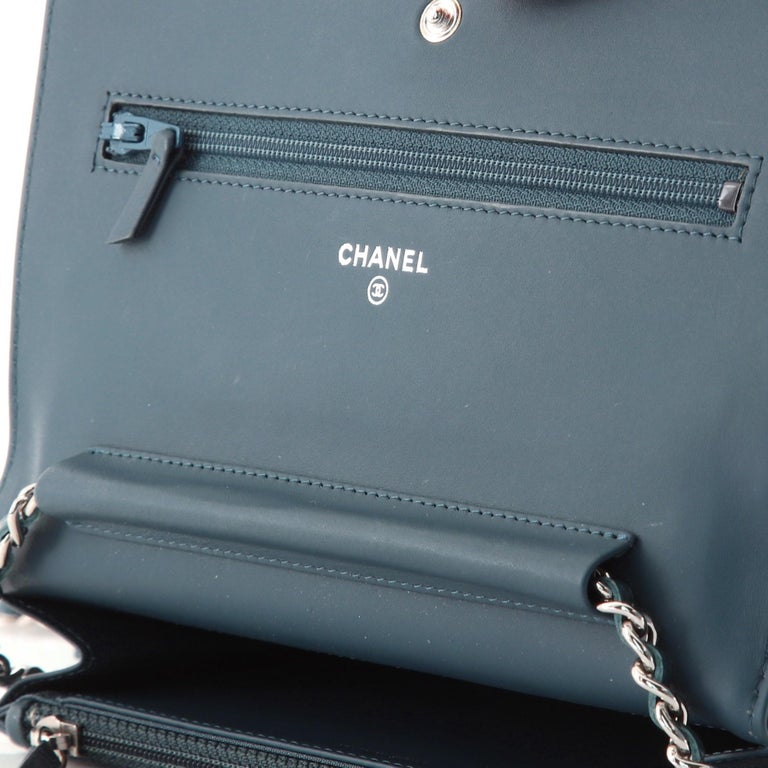 Chanel Timeless Wallet on Chain Caviar at 1stDibs