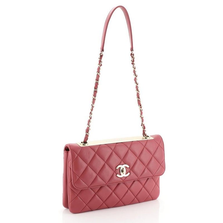Chanel Trendy CC Flap Bag Quilted Lambskin Medium at 1stDibs