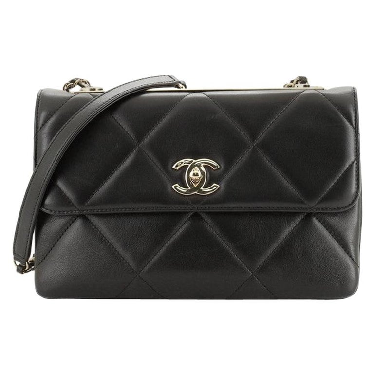 Chanel Trendy CC Flap Bag Quilted Lambskin Medium at 1stDibs