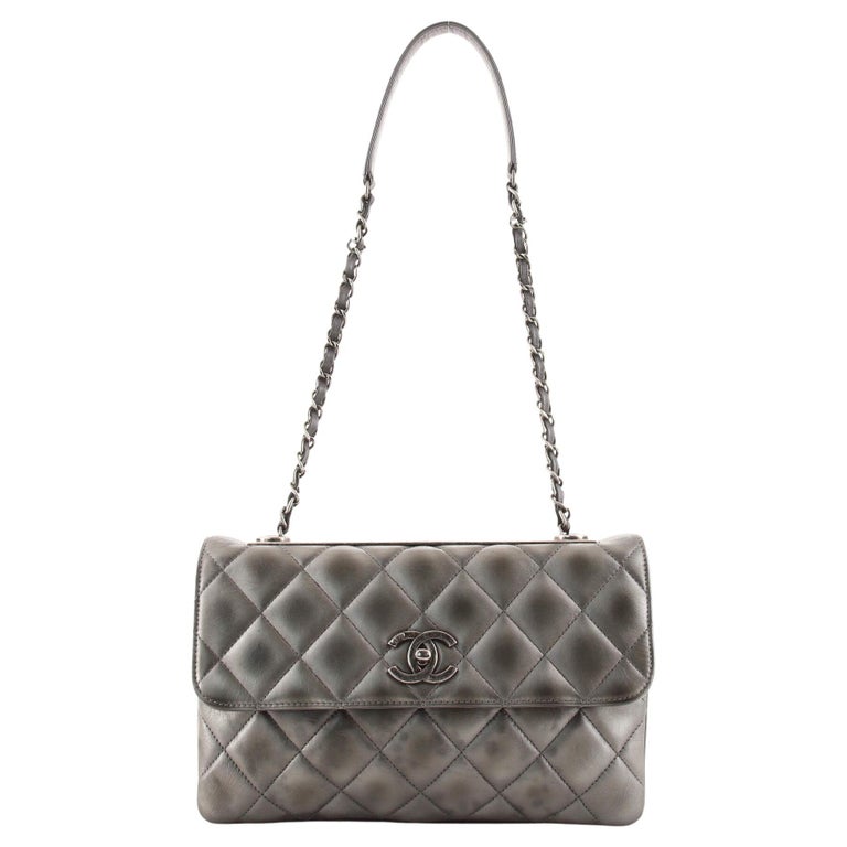 Chanel Trendy CC Flap Bag Quilted Lambskin Medium For Sale at 1stDibs