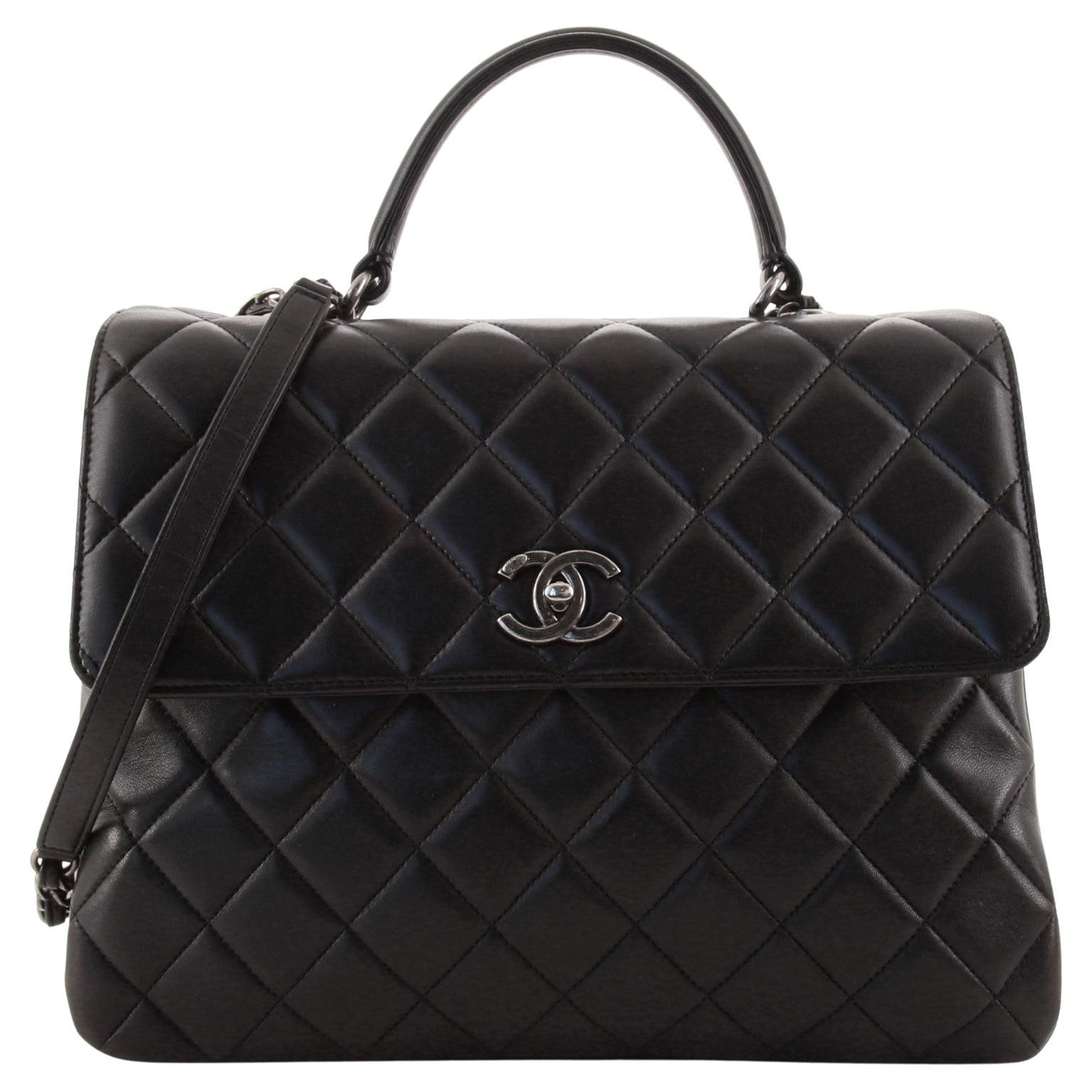 Chanel Top Handle Boy Flap Bag Fur Small at 1stDibs