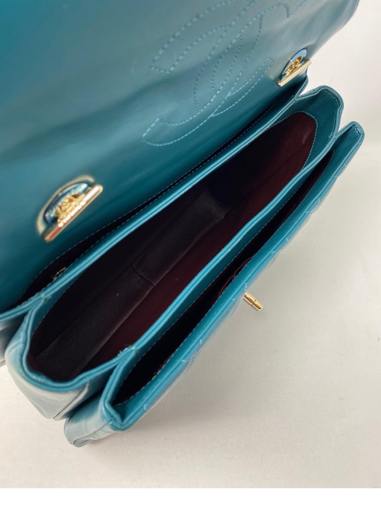 Chanel Trendy Teal Bag at 1stDibs
