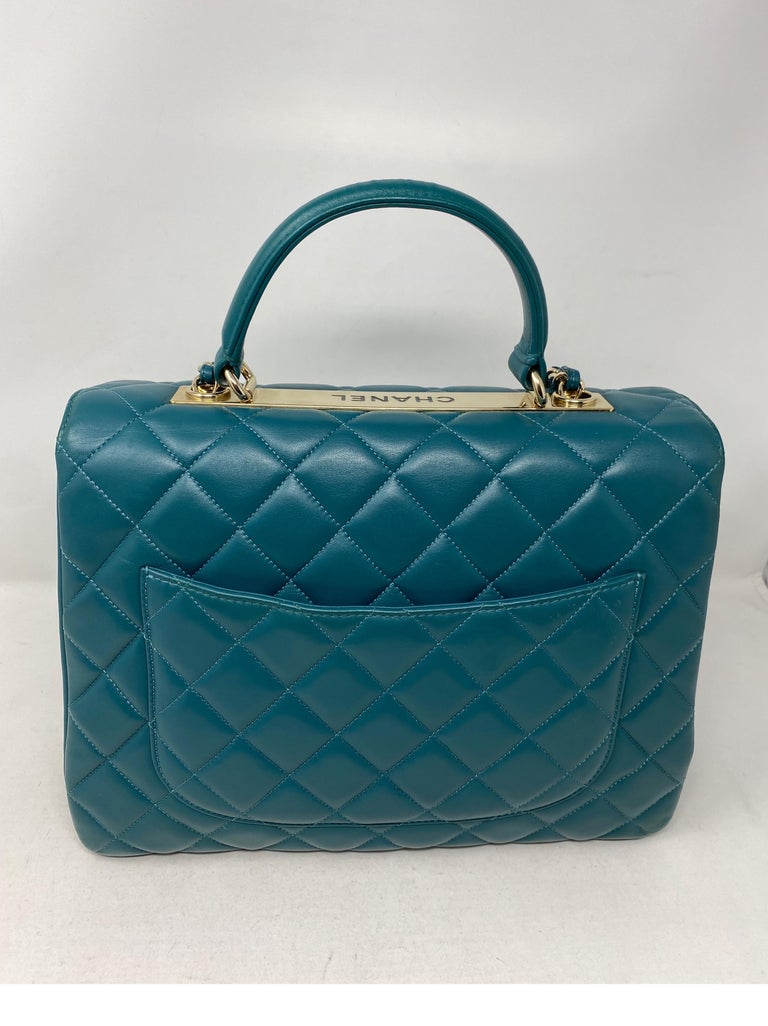 Chanel Trendy Teal Bag at 1stDibs