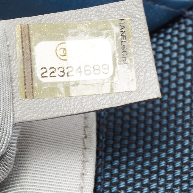 Chanel Tri Color Quilted Nylon Medium Boy Fluo Flap Bag For Sale at 1stDibs