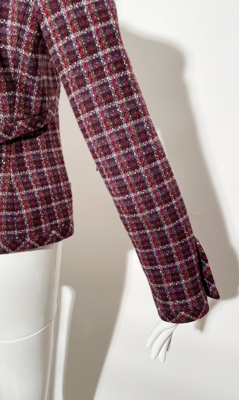 Chanel Tweed Bustier Blazer For Sale at 1stDibs