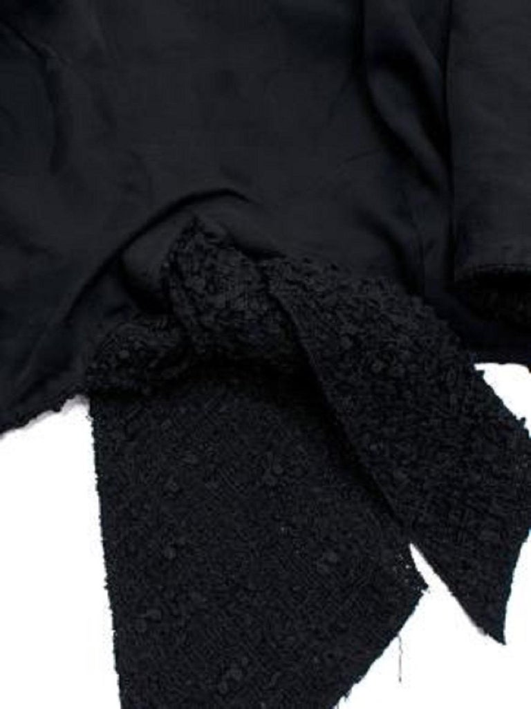 Chanel Tweed Cropped Tie-Front Jacket For Sale at 1stDibs