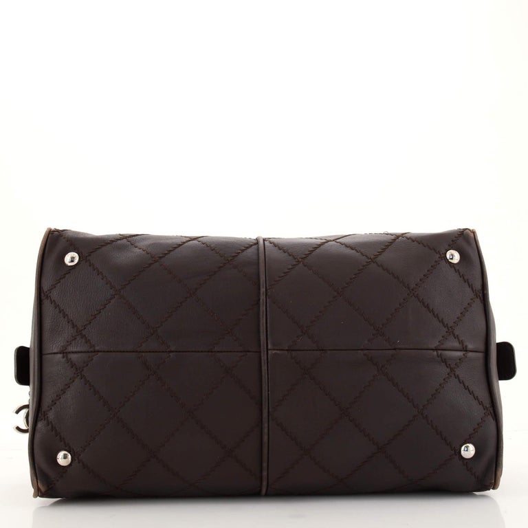 Chanel Ultimate Stitch Weekender Quilted Calfskin Medium For Sale at ...
