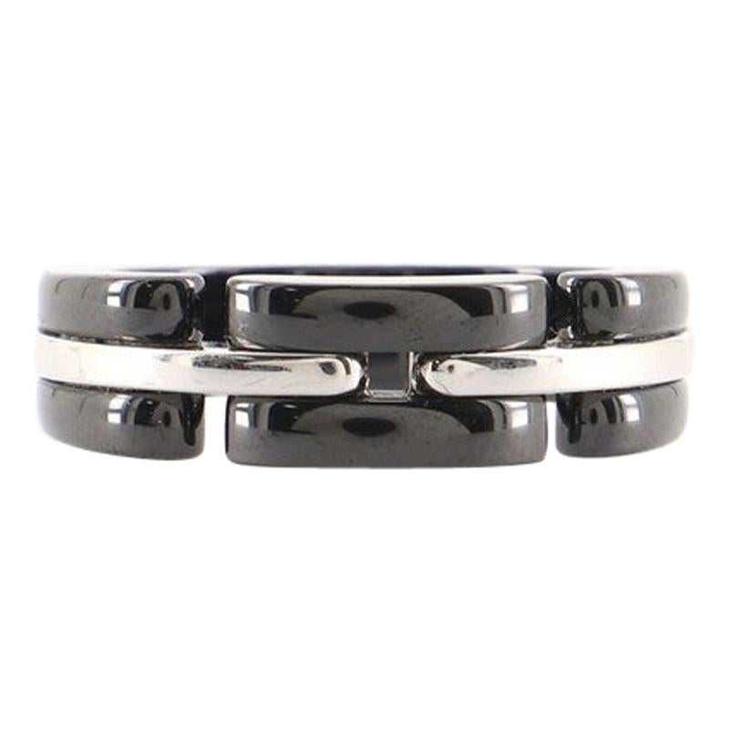 Chanel Ultra White Ceramic Diamond Ring, 18 Carat White Gold at 1stDibs ...