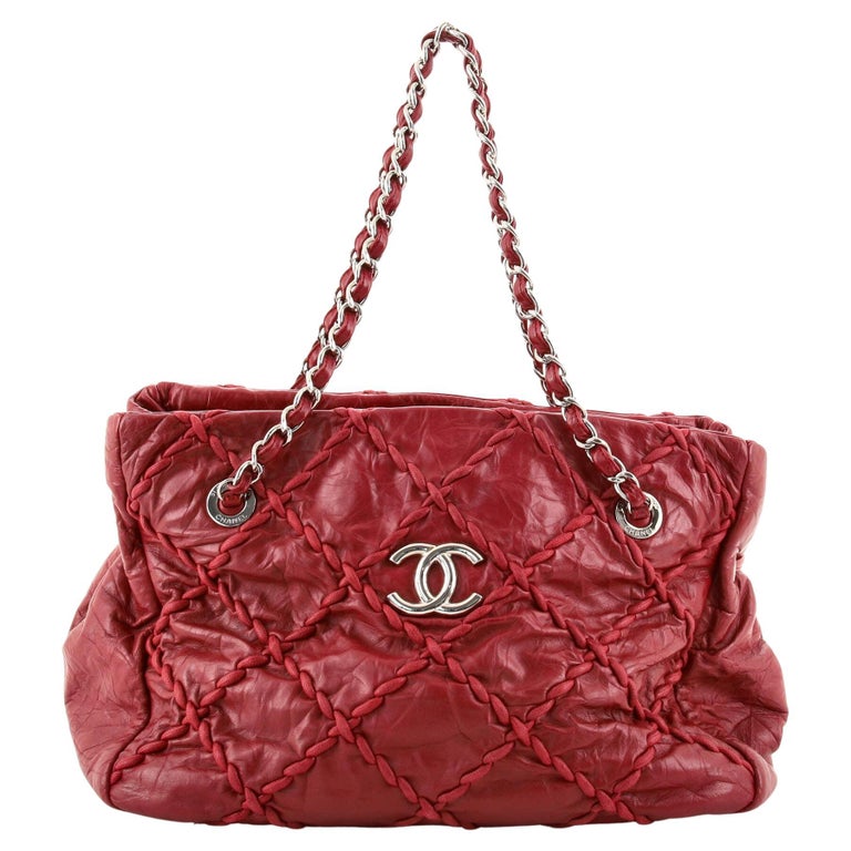 Chanel Ultra Stitch Chain Tote Quilted Calfskin at 1stDibs