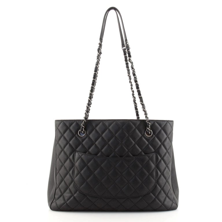 Chanel Urban Companion Shopping Tote Quilted Caviar Medium at 1stDibs