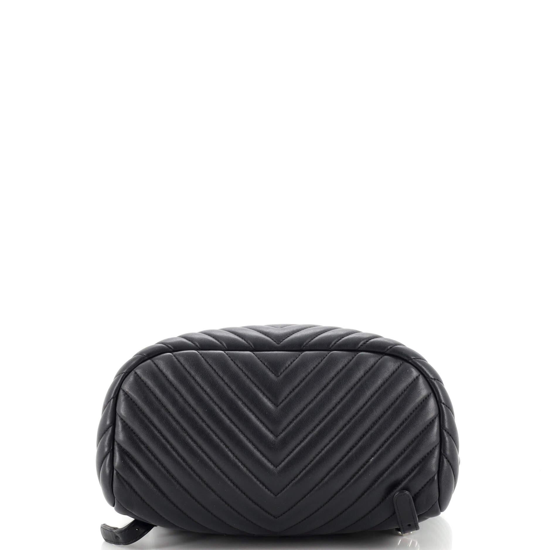 Chanel Urban Spirit Backpack Chevron Leather Large For Sale at 1stDibs