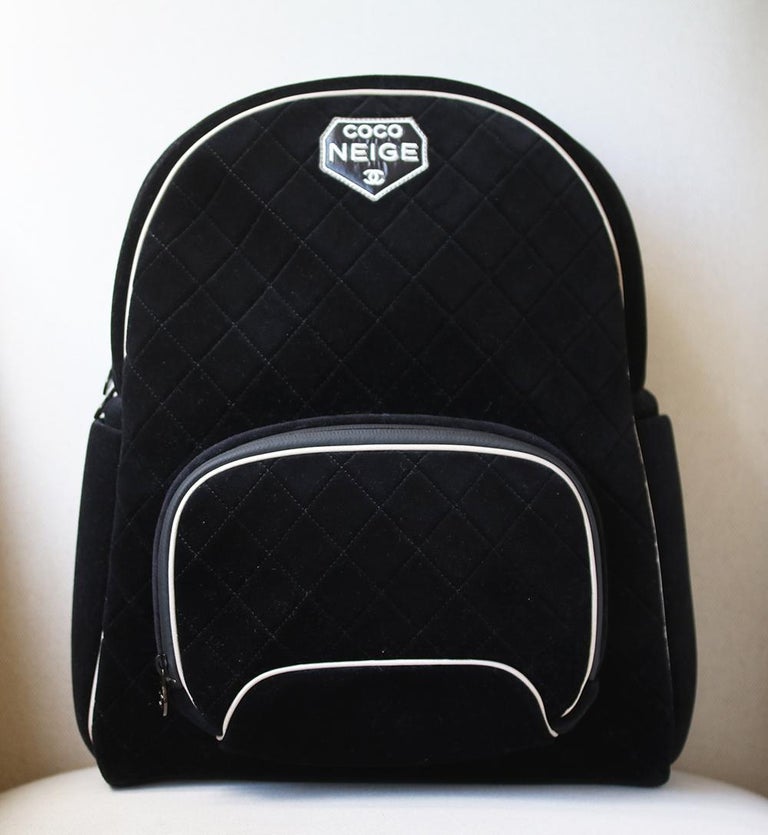 Chanel Velvet Coco Neige Backpack Bag at 1stDibs | chanel coco neige ...