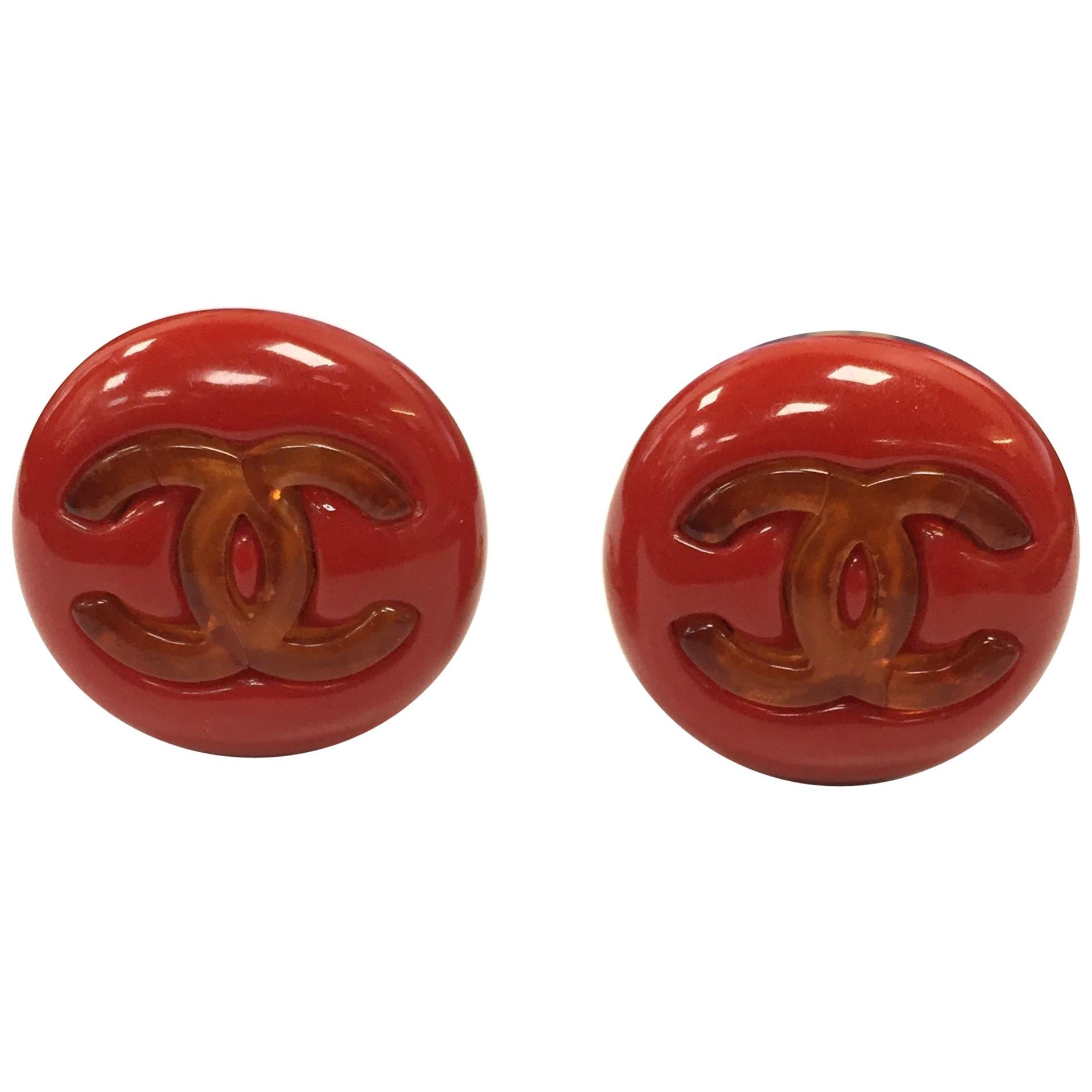 Vintage Chanel "Coco Chanel" Perfume Bottle Earrings at 1stdibs
