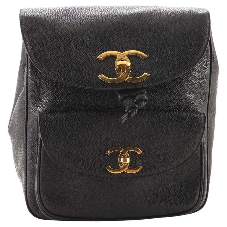 Chanel Vintage CC Pocket Backpack Caviar Small at 1stDibs