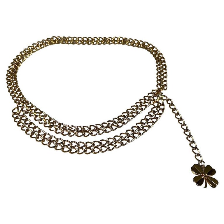 CHANEL Vintage Chain Belt For Sale at 1stDibs