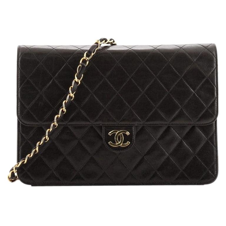 Chanel Paris-Athens O Case Clutch Chevron Caviar Large at 1stDibs