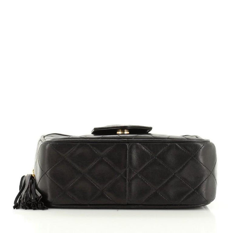 Chanel Vintage Front Pocket Camera Bag Quilted Lambskin Small at 1stDibs