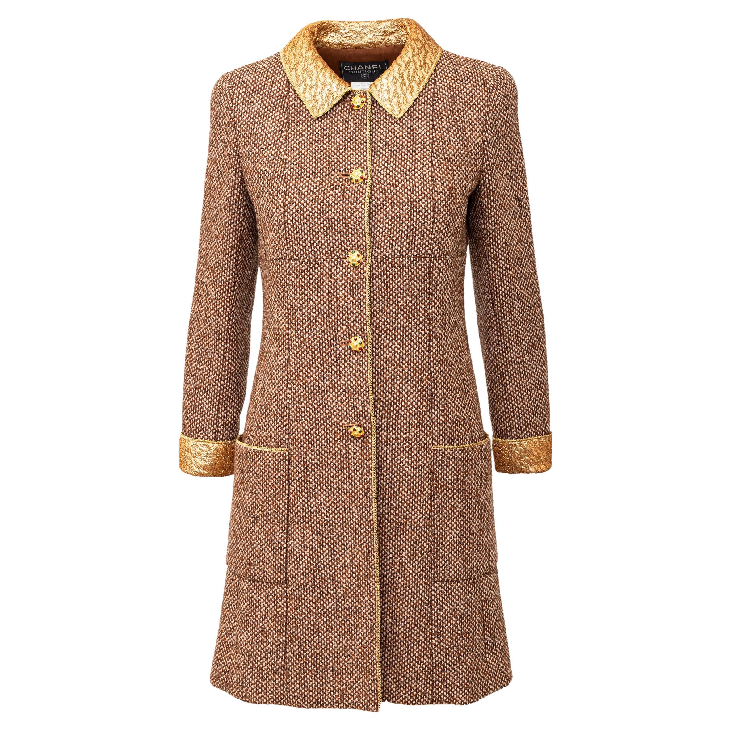Chanel Vintage Long Jacket - '90s For Sale at 1stDibs