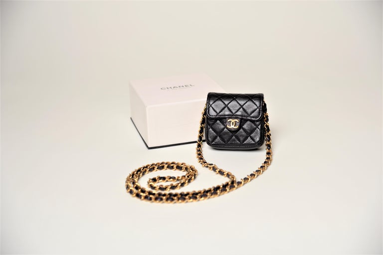 Chanel Vintage Micro Mini Shoulder Flap Bag Rare For Sale at 1stDibs
