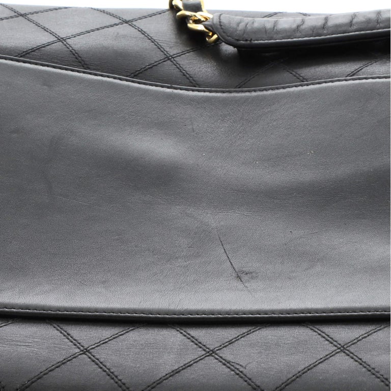 Chanel Vintage Supermodel Weekender Bag Quilted Leather Large at 1stDibs