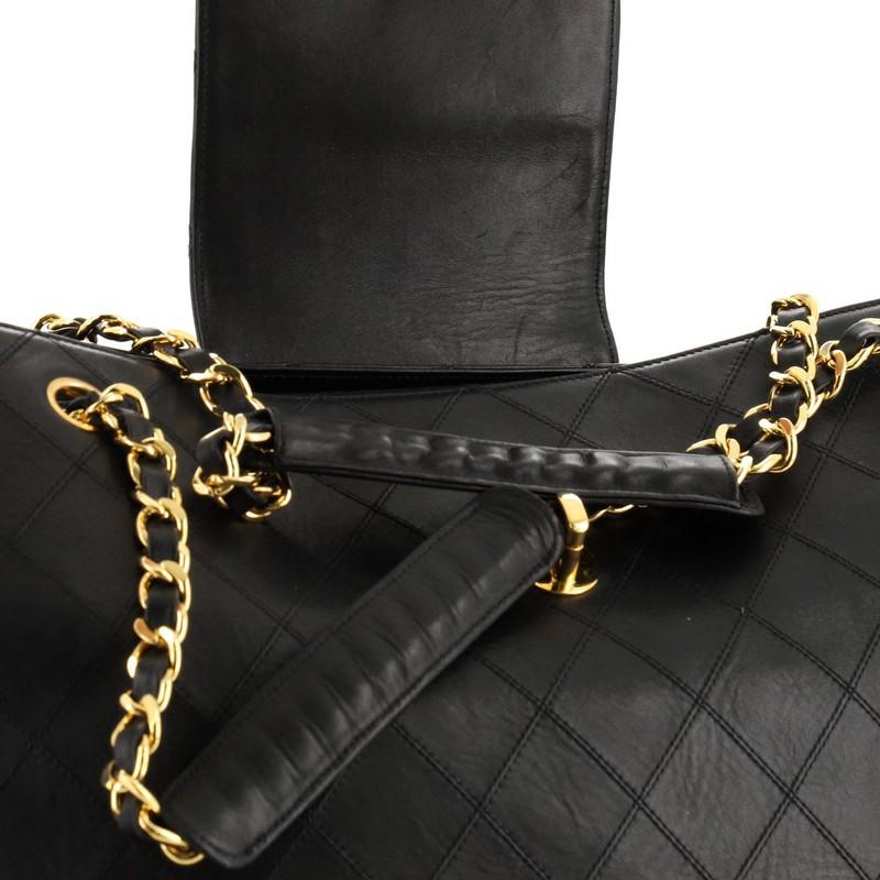 Chanel Vintage Supermodel Weekender Bag Quilted Leather Large at 1stDibs