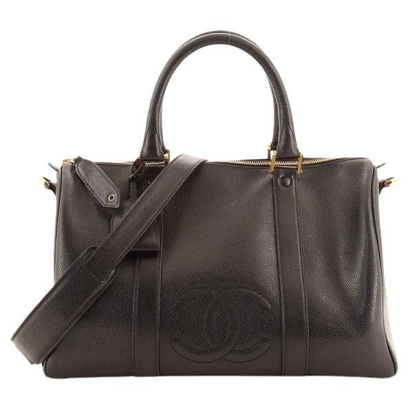 Chanel Vintage Supermodel Weekender Bag Quilted Leather Large at 1stDibs