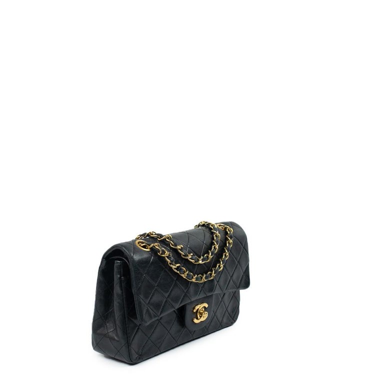 CHANEL, Vintage Timeless in black leather at 1stDibs