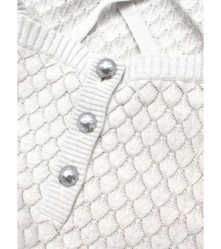 Chanel Waffle Knit Mini Dress For Sale at 1stDibs