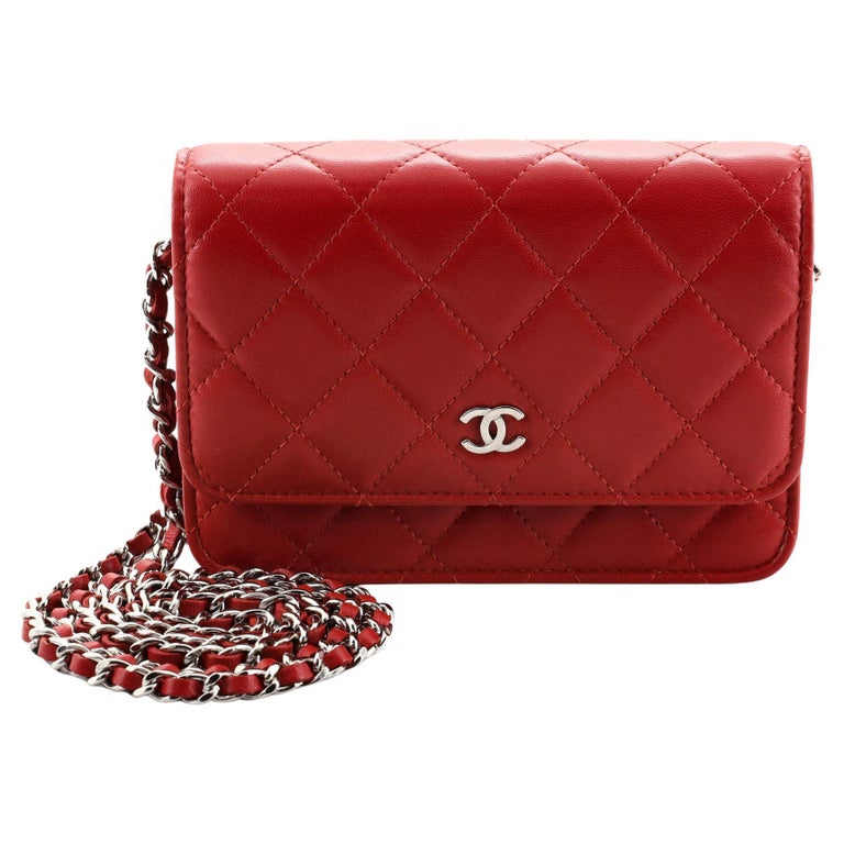 Chanel Wallet on Chain Quilted Lambskin Mini at 1stDibs